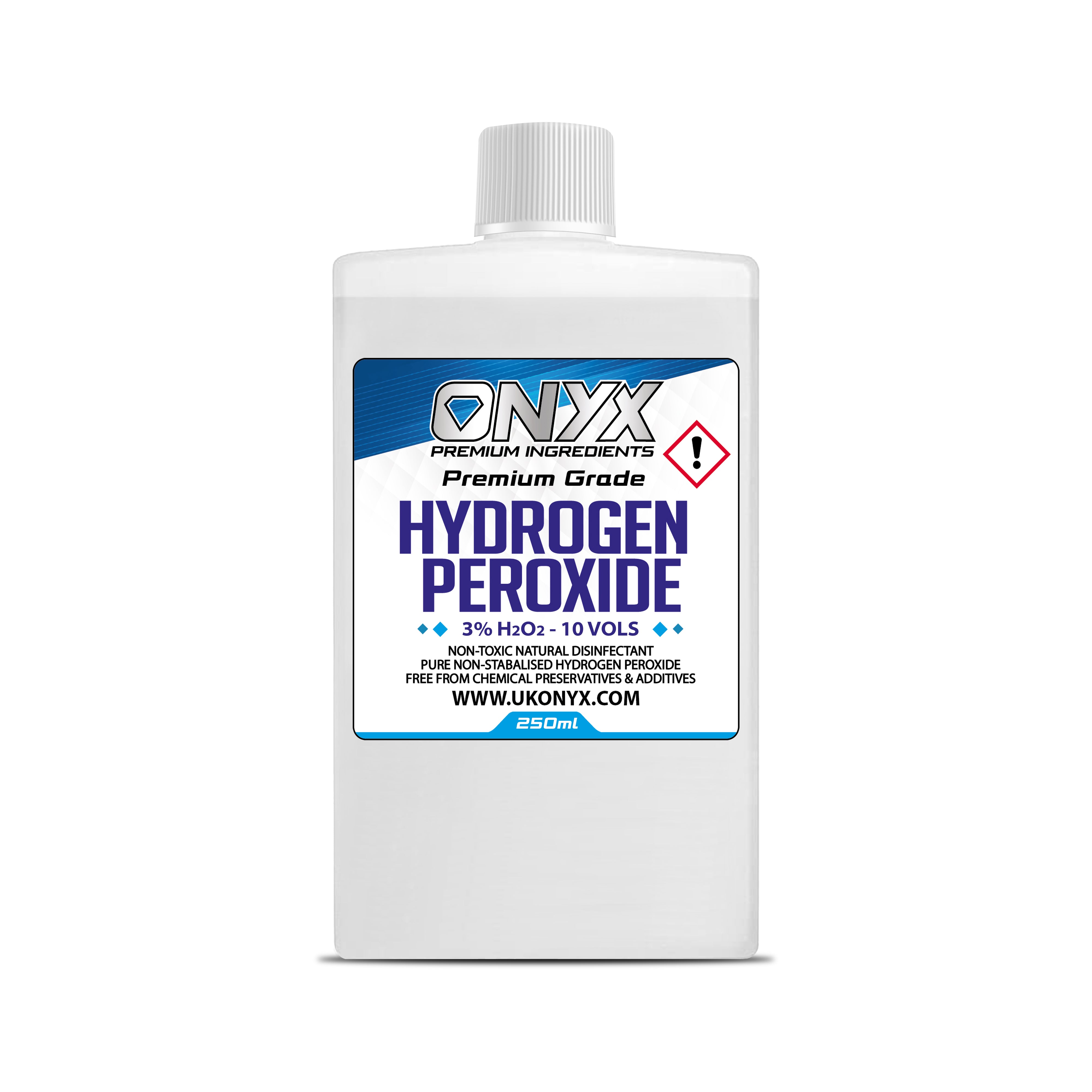 Hydrogen Peroxide 3% Pure Food Grade, 10 Vols Cleaner – ONYX