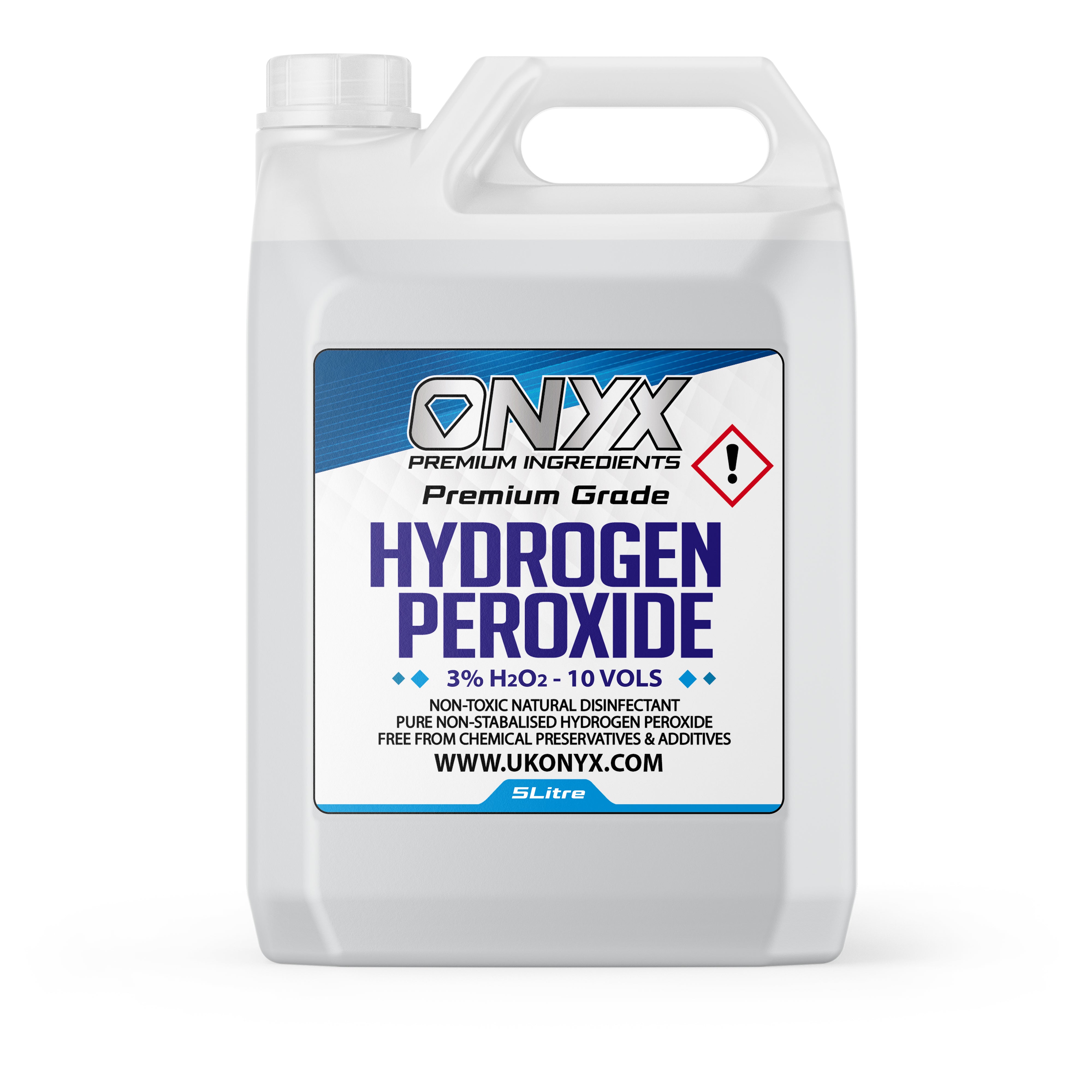 Hydrogen Peroxide 3% Pure Food Grade, 10 Vols Cleaner – ONYX
