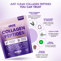 ONYX Collagen Powder 10,000mg - Skin Glow, Hair & Nails Supplement - H